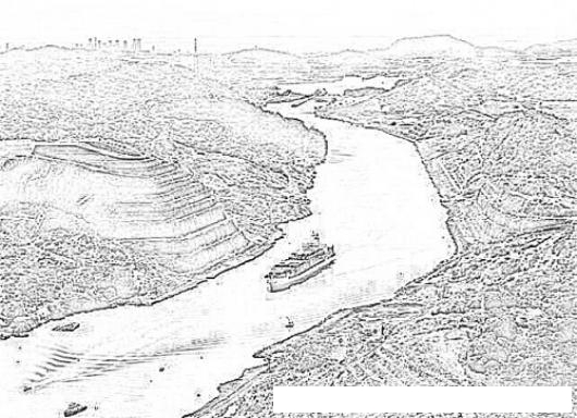 CANAL DE PANAMA PARA PINTAR Y COLOREAR | DIBUJOS PARA PINTAR | Dibujos ...