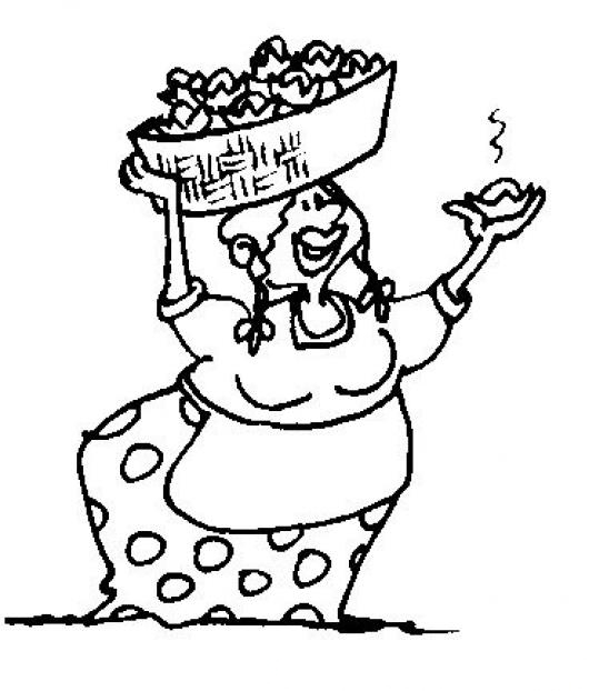 Empanada Coloring Coloring Pages