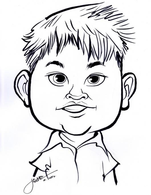 DIBUJO DE NINO CON PELO PARADO PARA PINTAR Y COLOREAR | DIBUJOS PARA ...