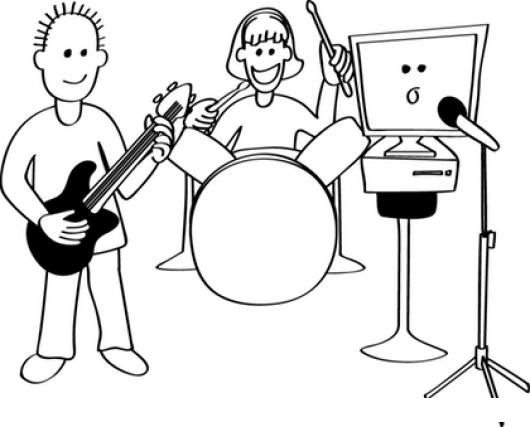Imagen De Una Banda De Rock Para Colorear Pin De Karlaok En Gus
