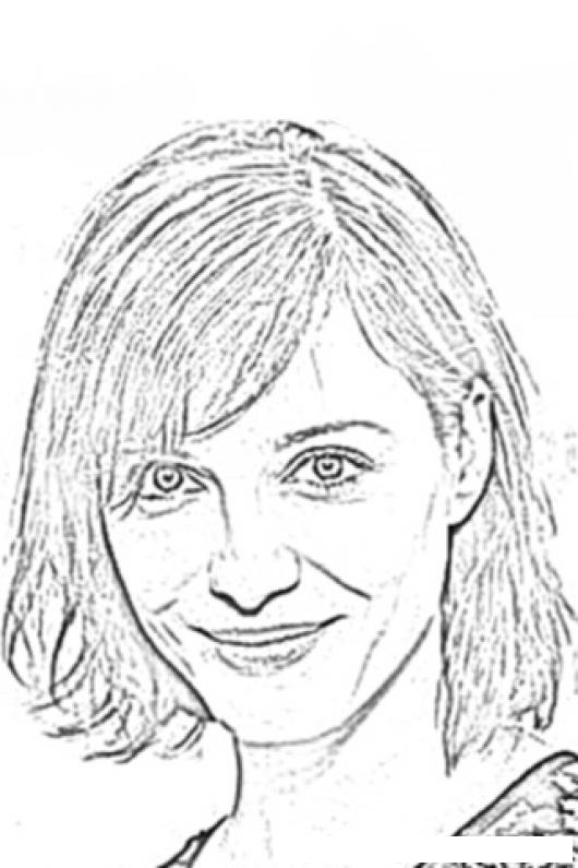 CHRISTINA HENDRICKS COLORING PAGE PARA PINTAR Y COLOREAR | DIBUJOS PARA ...