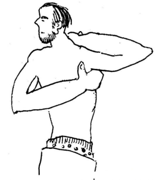 DIBUJO DE HOMBRE RASCANDOSE LA AXILA PARA PINTAR Y COLOREAR MUCHACHO ...