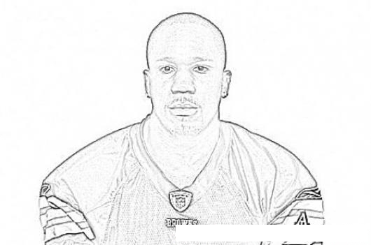 Jerome Harrison Nfl Player Coloring Page Para Pintar Y Colorear ...